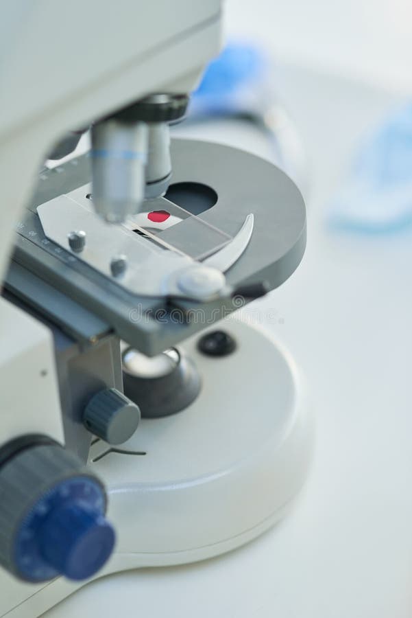 Microscope, Laboratory and Equipment for Research Testing, Blood for ...