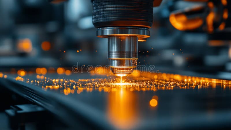 A Microscope in a Laboratory is Focused on Miniature Red Spheres ...