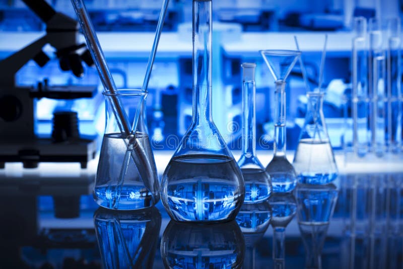 Science Laboratory Concept Background. Science Experiment. Stock Image ...