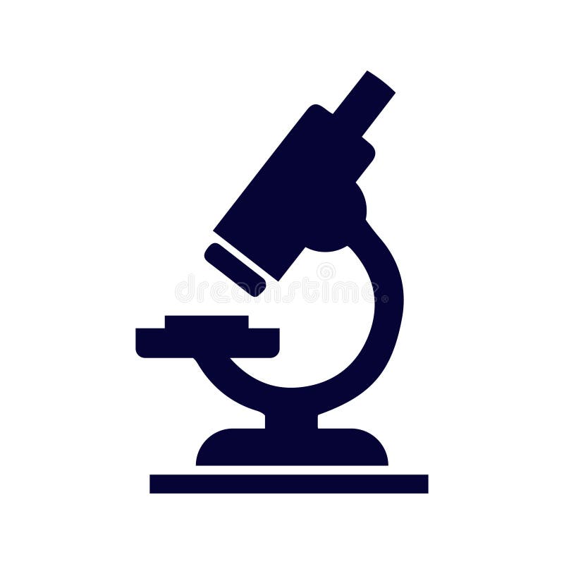 Microscope laboratory icon stock vector. Illustration of study - 262618695