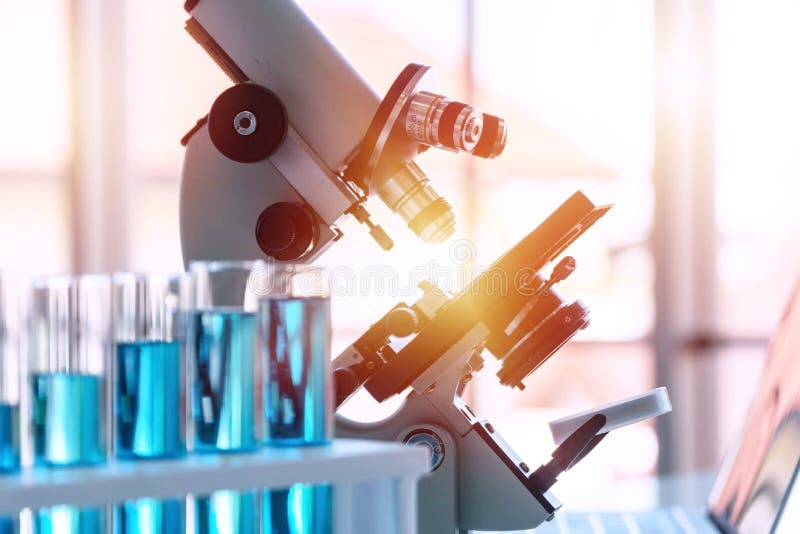 Microscope in Laboratory Medical. Microscope for Education or ...