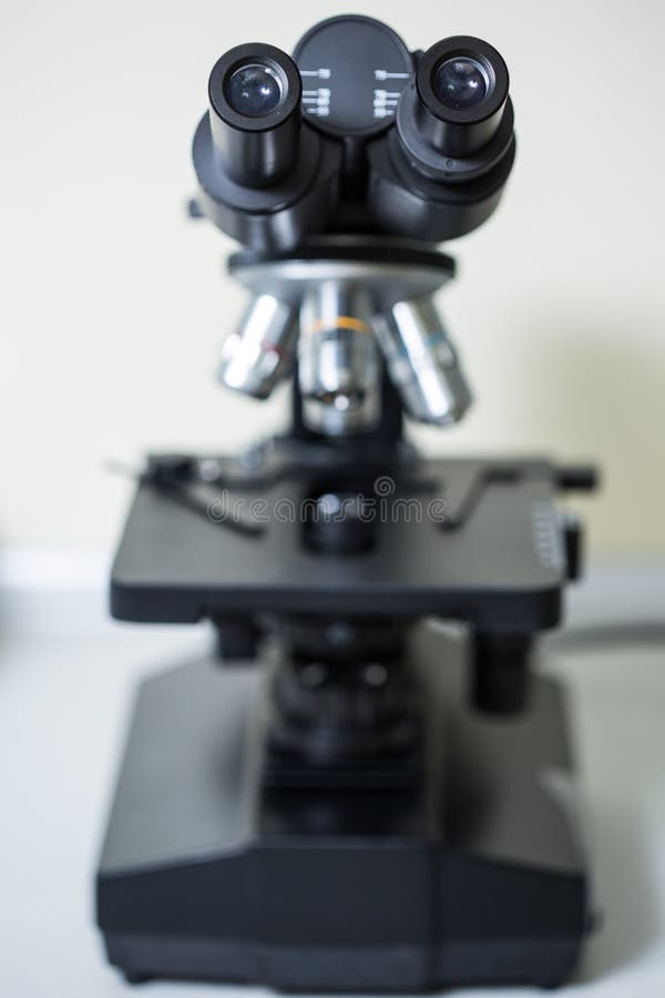 Microscope in laboratory stock photo. Image of microscope - 64130250
