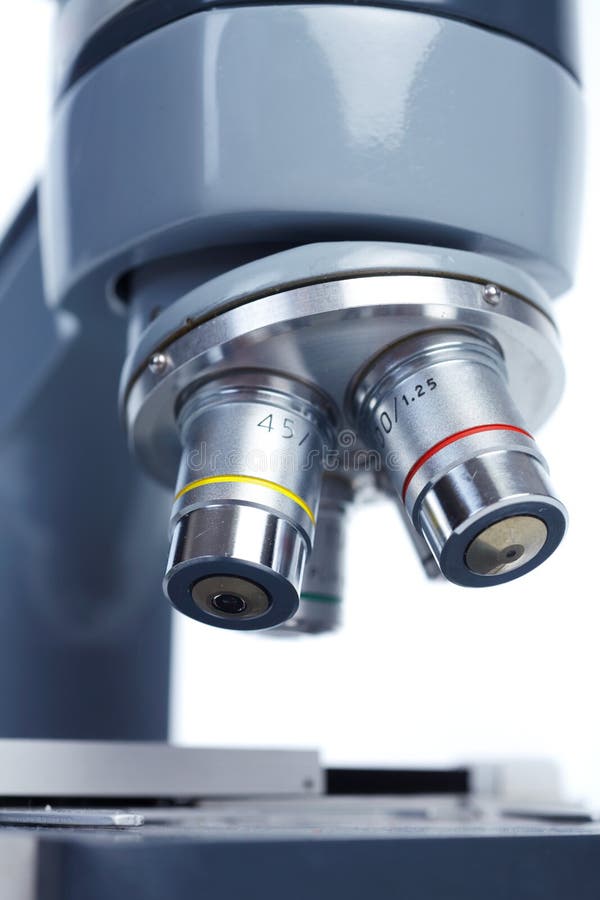 Microscope for Laboratory Viewing Stock Photo - Image of viewing ...
