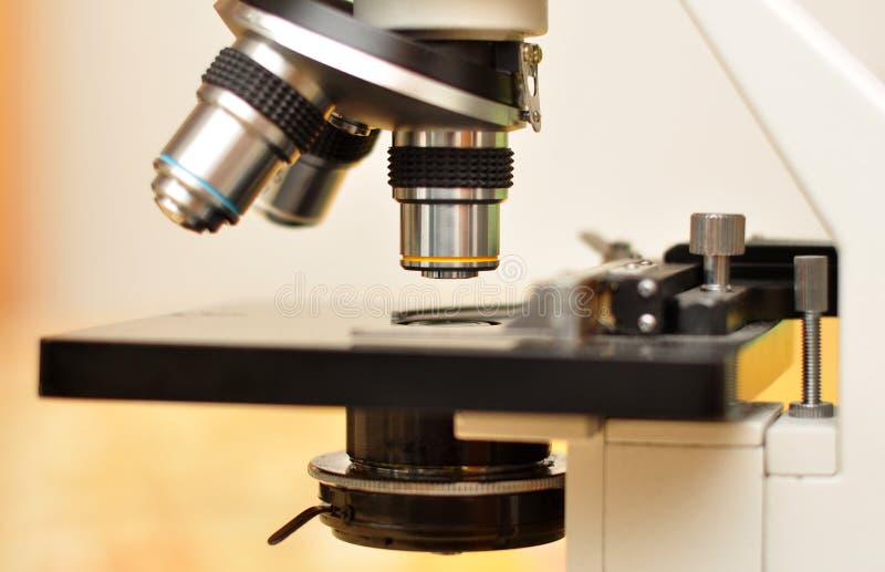 Microscope lens stock photo. Image of nosepiece, revolving - 22407952