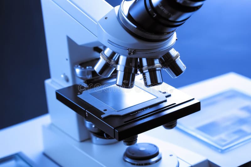 Through the Microscope Lens, Embryonic Stem Cells are Magnified Against ...