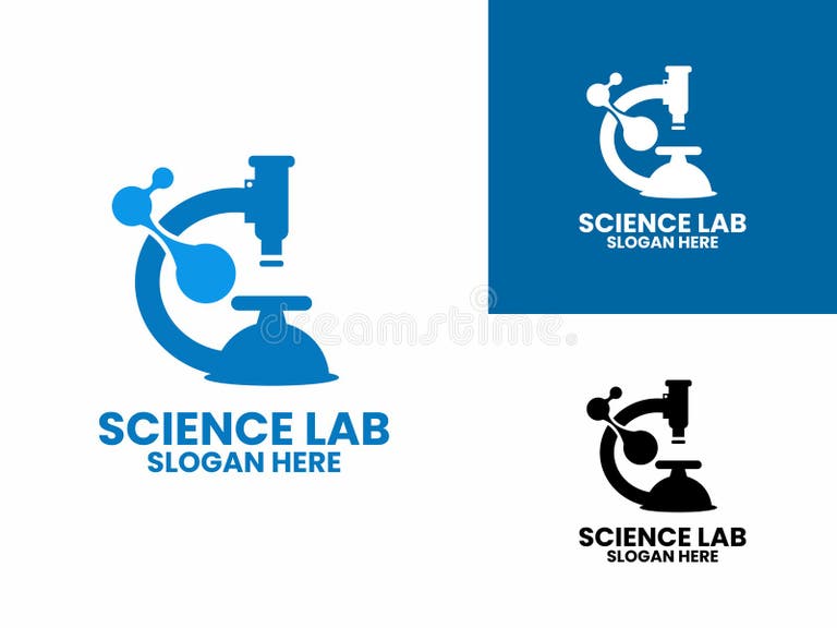 Microscope Logo Design Vector. Science Lab Logo Design. Science with ...