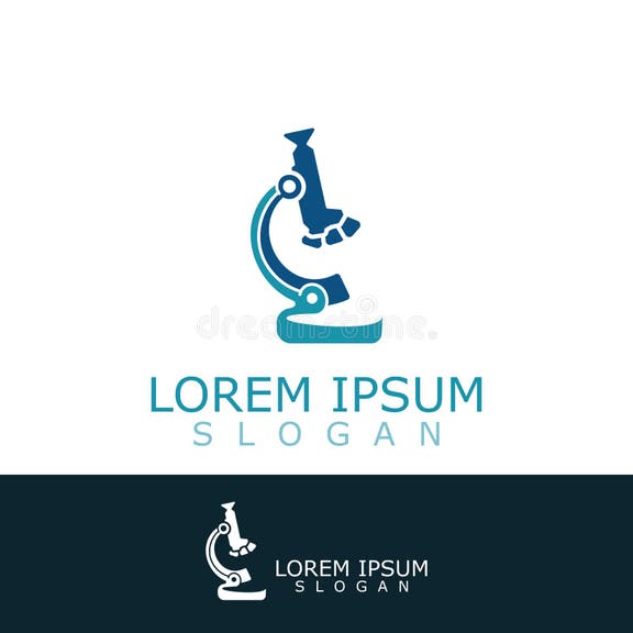 Microscope Logo Image Design. Simple Illustration of Biology Microscope ...