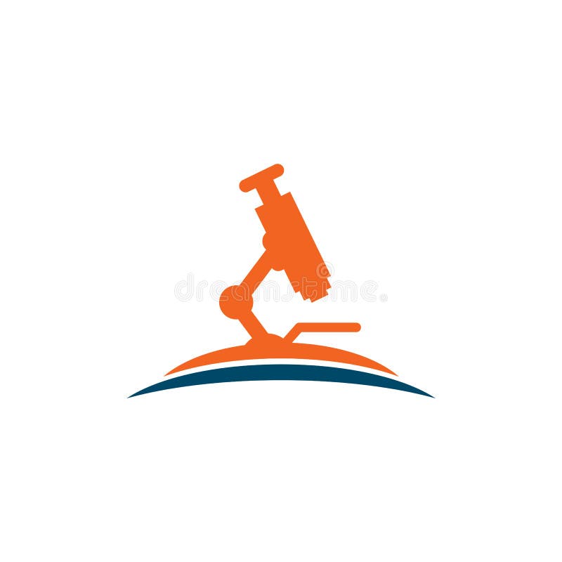 Microscope Logo Sign Symbol Design Template Stock Vector - Illustration ...