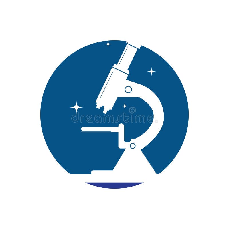 Microscope Logo Vector Icon Design Stock Illustration - Illustration of ...
