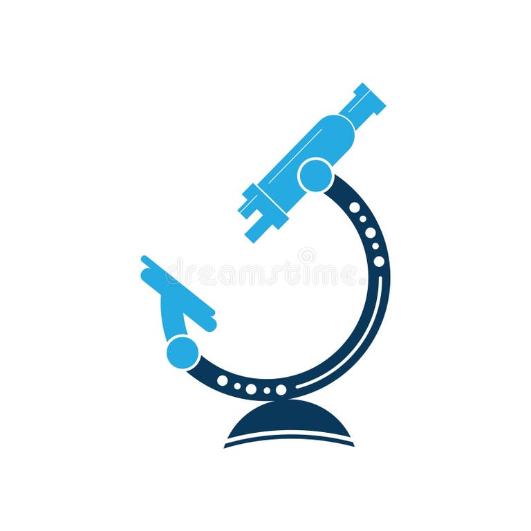 Microscope Logo Vector Icon Design Stock Illustration - Illustration of ...