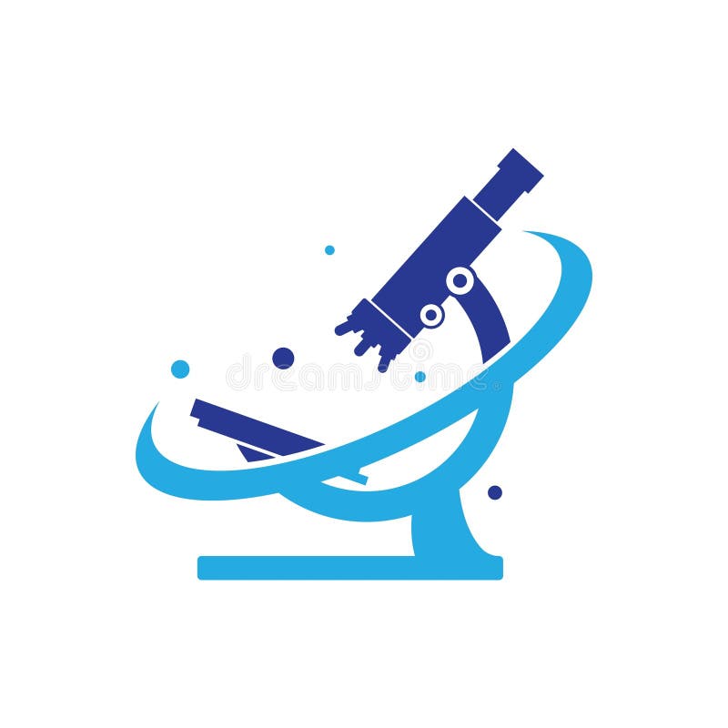 Microscope Logo Vector Icon Design Stock Illustration - Illustration of ...