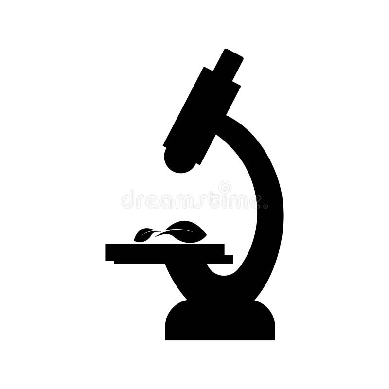 Microscope Logo Vector Icon Design Stock Illustration - Illustration of ...