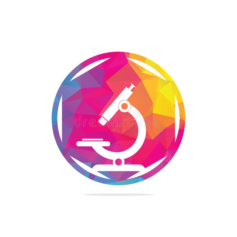Microscope Logo Icon Vector Illustration Design Stock Vector ...