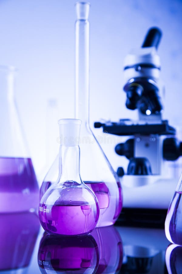 Microscope in Medical Laboratory, Research and Experiment Stock Photo ...