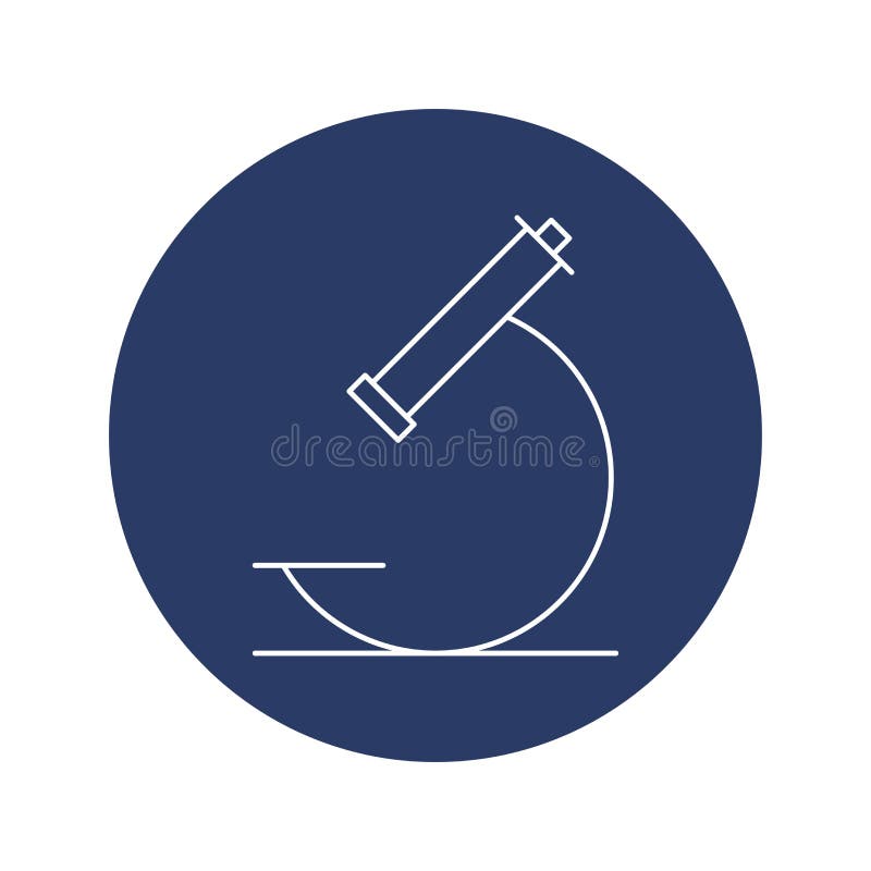 Microscope Medical Scientific Symbol Icon Stock Vector - Illustration ...