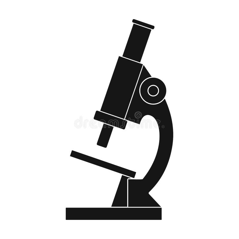 Microscope.Medicine Single Icon in Black Style Vector Symbol Stock ...