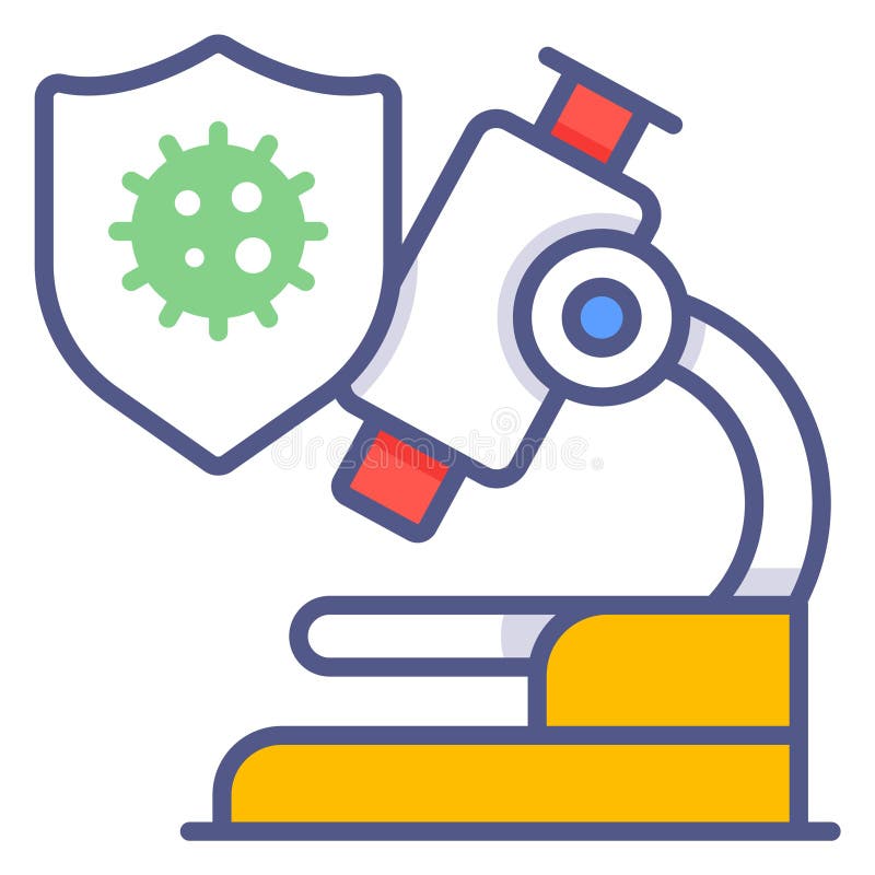 Microscope Modern Concepts Design, Stock Vector - Illustration of ...