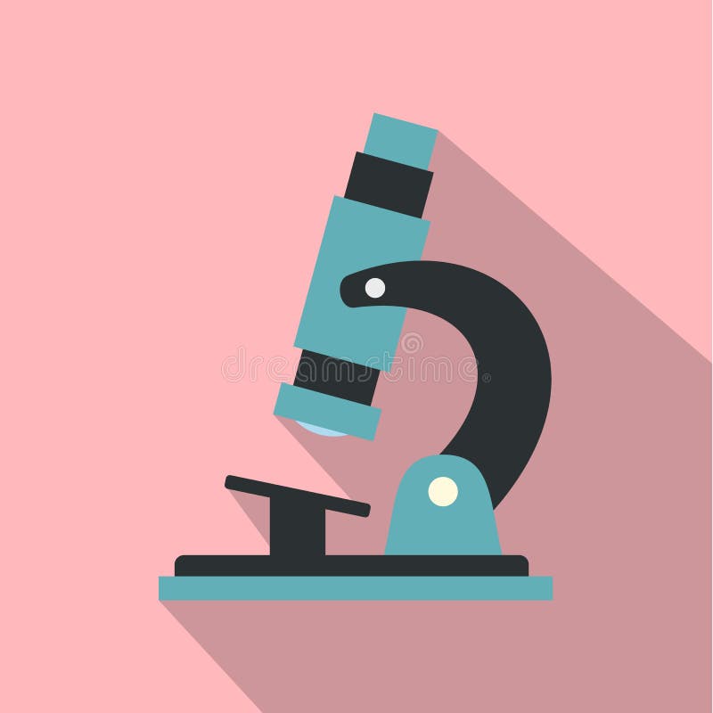 Microscope Modern Flat Icon Stock Vector - Illustration of learning ...