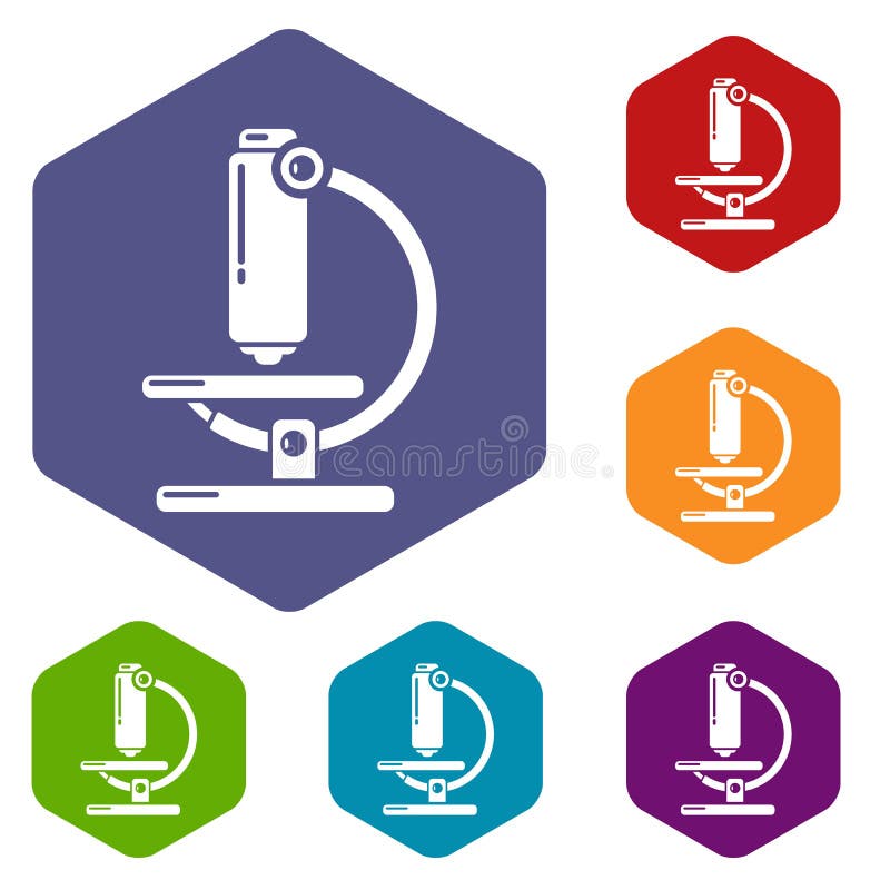 Microscope Modern Flat Icon Stock Vector - Illustration of learning ...