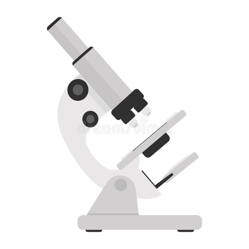 Microscope object isolated stock vector. Illustration of education ...