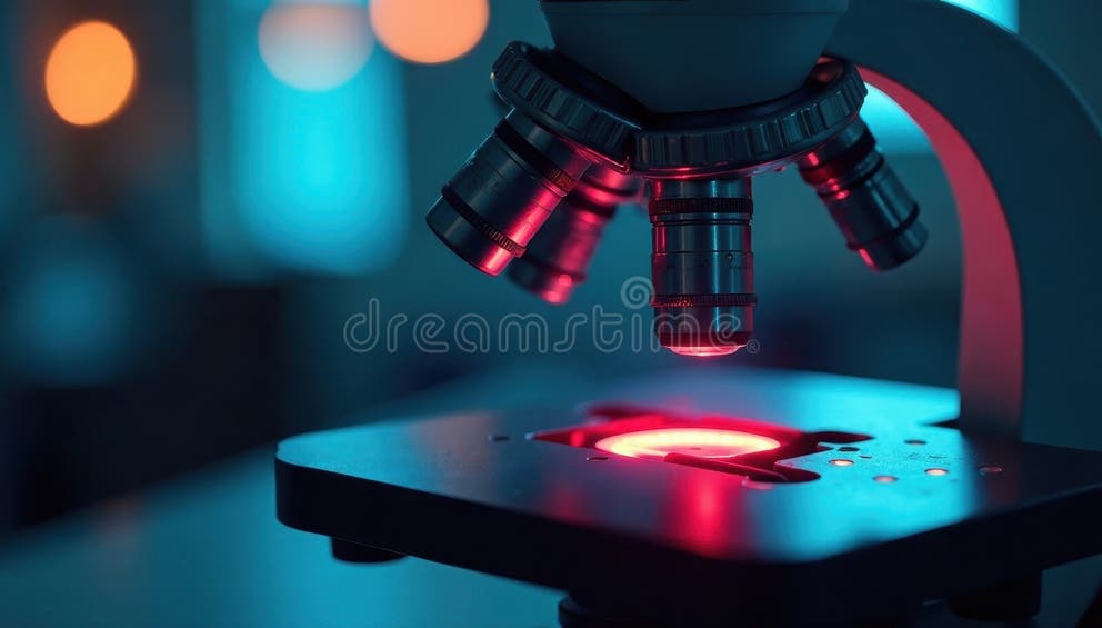 Microscope Objective Lens Showing High Magnification , Focus, Biology ...