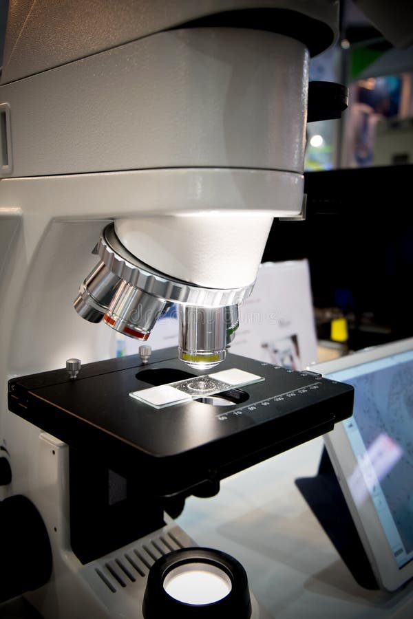 Operating Microscope Close-up. Sterile Operating Room In A Veterinary ...