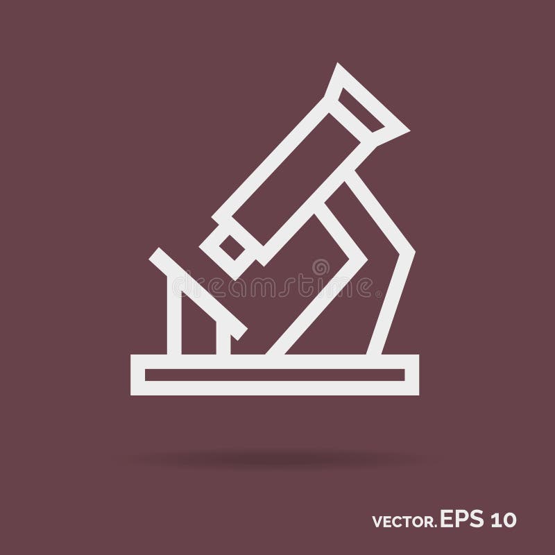 Microscope Outline Icon. Medicine and Healthcare, Medical Support Sign ...