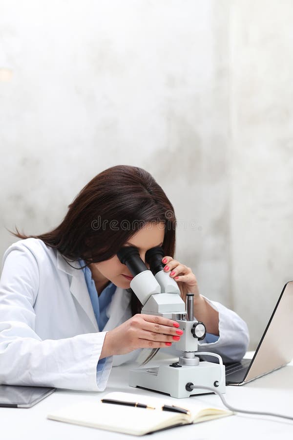 Microscope stock photo. Image of examination, professional - 85826198