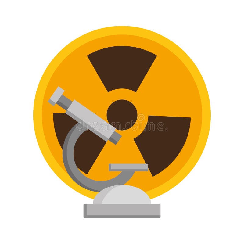 Microscope Radiation Science Stock Vector - Illustration of science ...