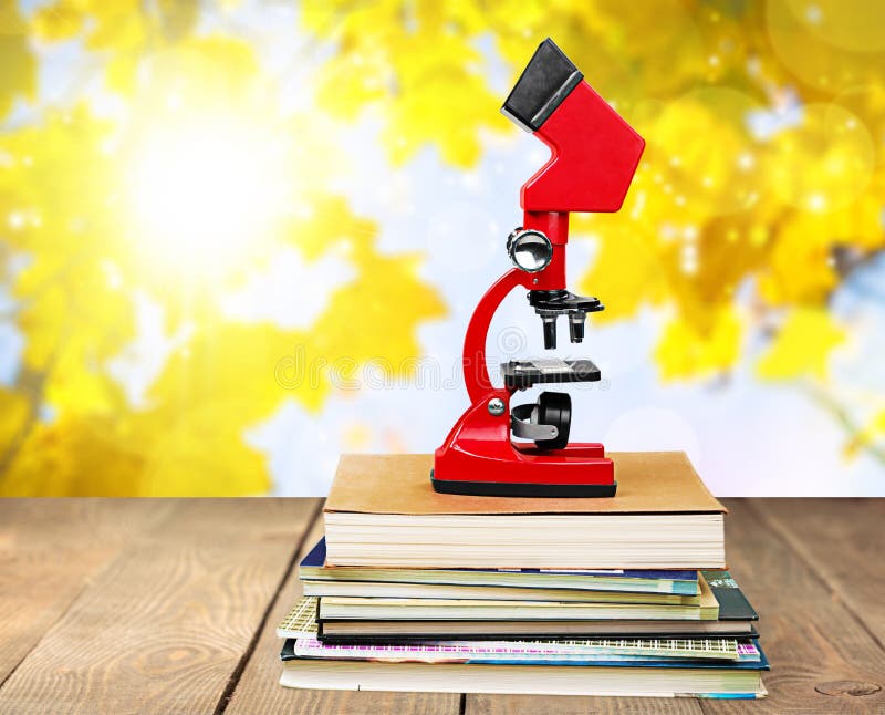 Microscope stock photo. Image of notebook, heap, learning - 61558002