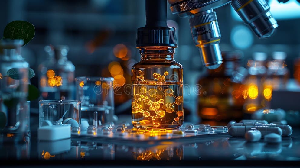 A Microscope in the Scientific Laboratory of Nanotechnology is Doing ...