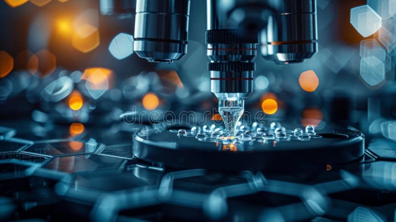 A Microscope in the Scientific Laboratory of Nanotechnology is Doing ...