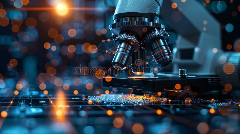 A Microscope in the Scientific Laboratory of Nanotechnology is Doing ...