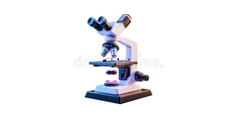 239 Microscope Scientific Research Laboratory Equipment Isolated ...