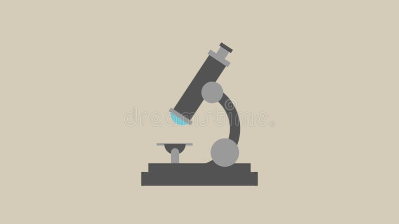 Microscope Scientific Tool HD Animation Stock Footage - Video of learn ...