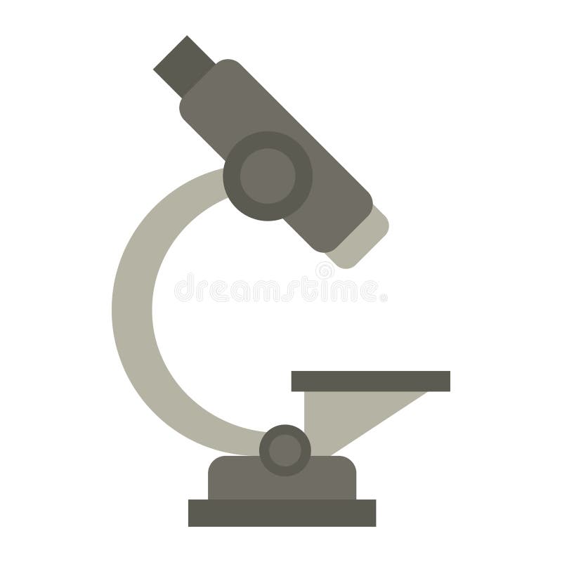 Microscope Scientific Tool Symbol Stock Vector - Illustration of ...