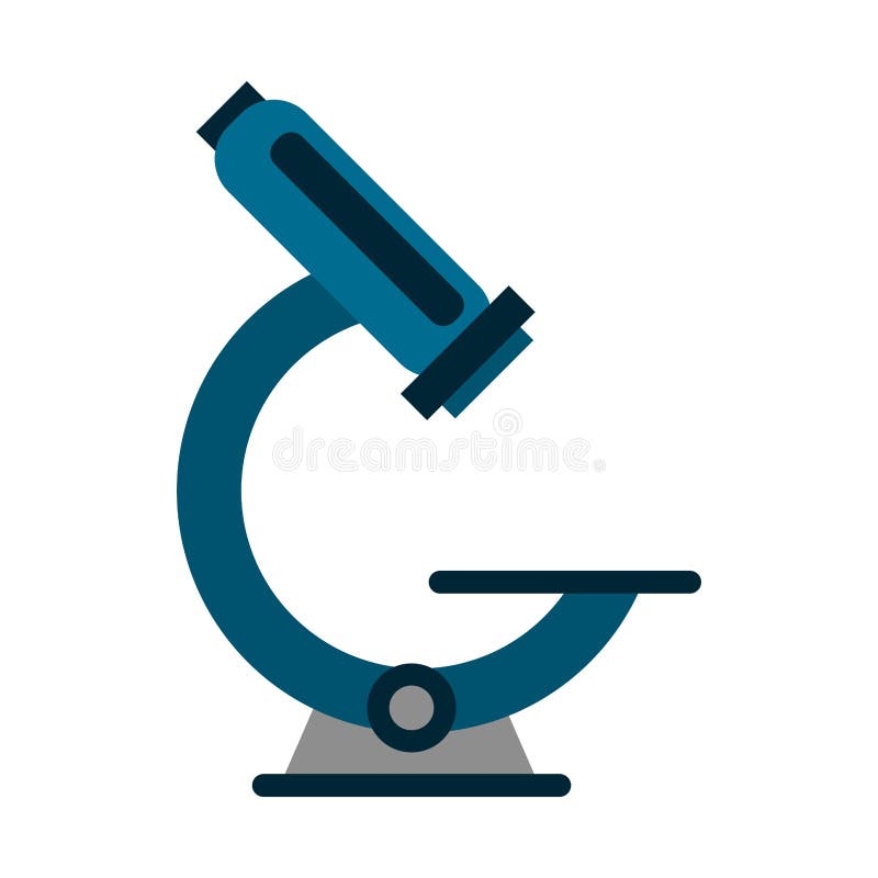 Microscope Scientific Tool Symbol Stock Vector - Illustration of ...