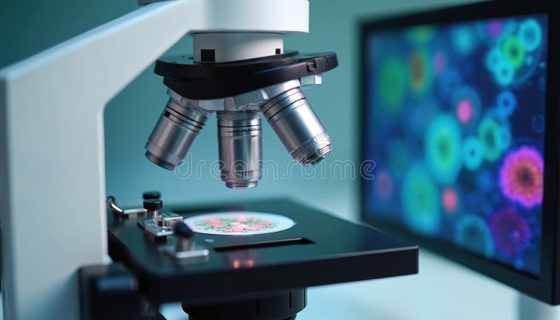 Advanced Microscopic Cell Analysis Stock Illustrations – 394 Advanced ...
