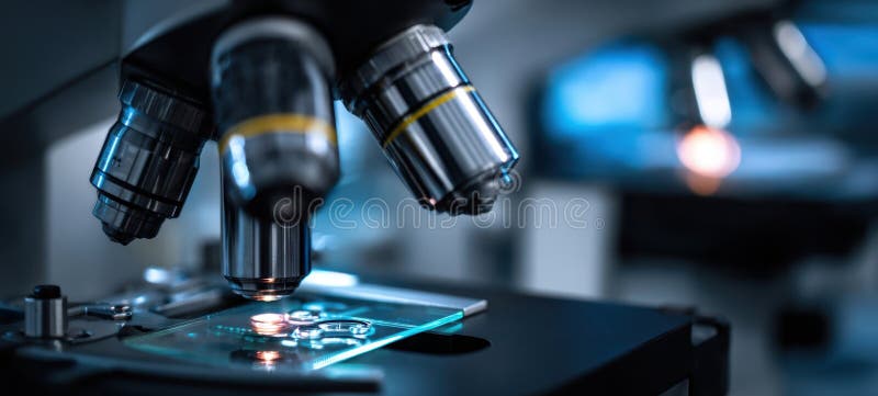 The Microscope Showcasing Intricate Details in a Laboratory Research ...