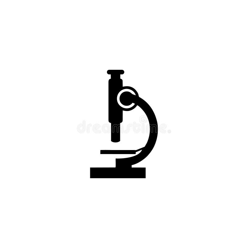 Microscope Side View Icon and Simple Flat Symbol for Website,mobile ...