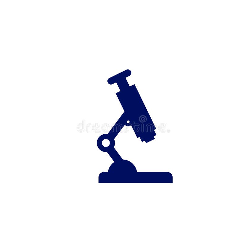 Microscope Symbol Logo Design Template Stock Vector - Illustration of ...