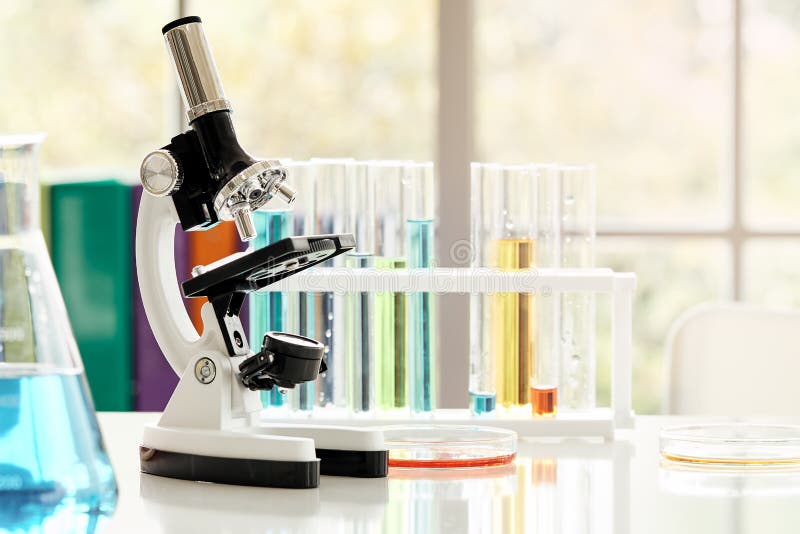 Science Modern Lab Interior Architecture. Stock Image - Image of ...