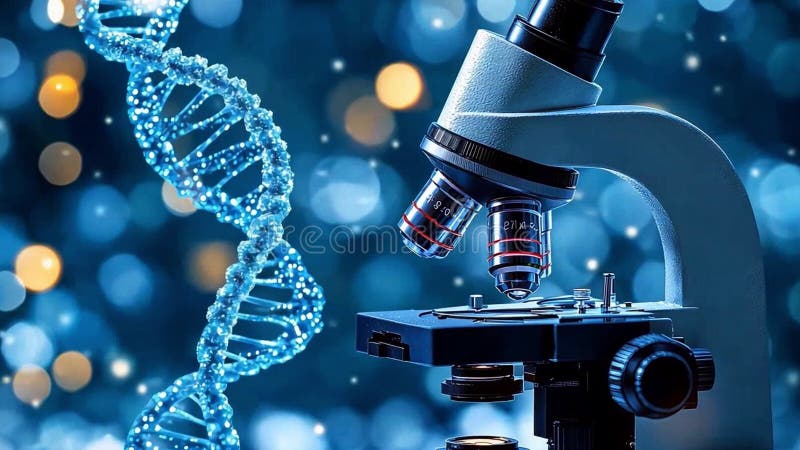 Microscope Technology Unveils DNA Strands in Laboratory Research Modern ...