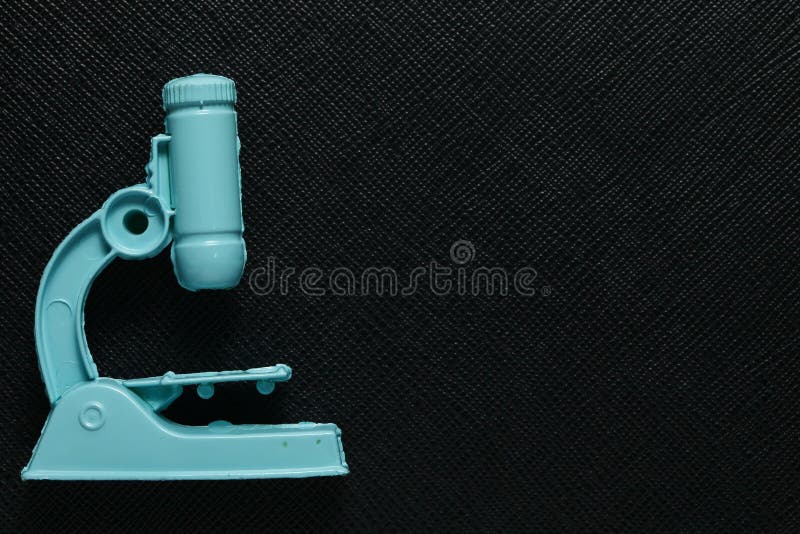 Microscope Toy Model Scene. Stock Image - Image of chemistry ...