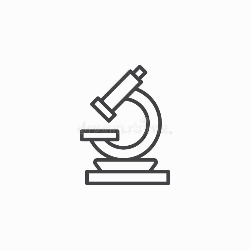 Microscope vector icon set stock vector. Illustration of analysis ...