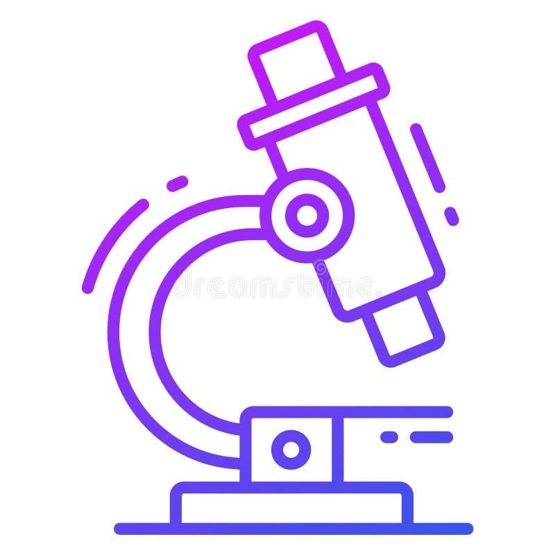 Microscope Vector Icon. Illustration for Graphic and Web Design Stock ...