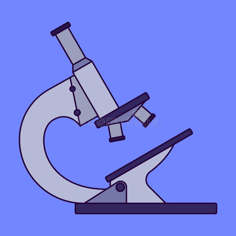 Microscope Vector Icon. Science Lab Microscope Vector Illustration ...