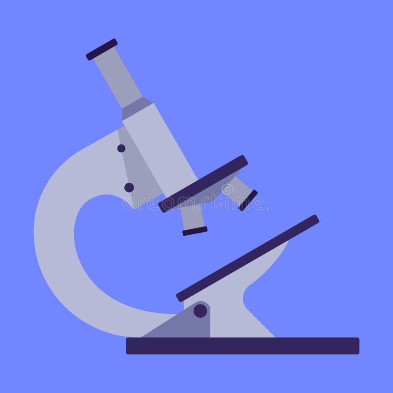 Microscope Vector Icon. Science Lab Microscope Vector Illustration ...