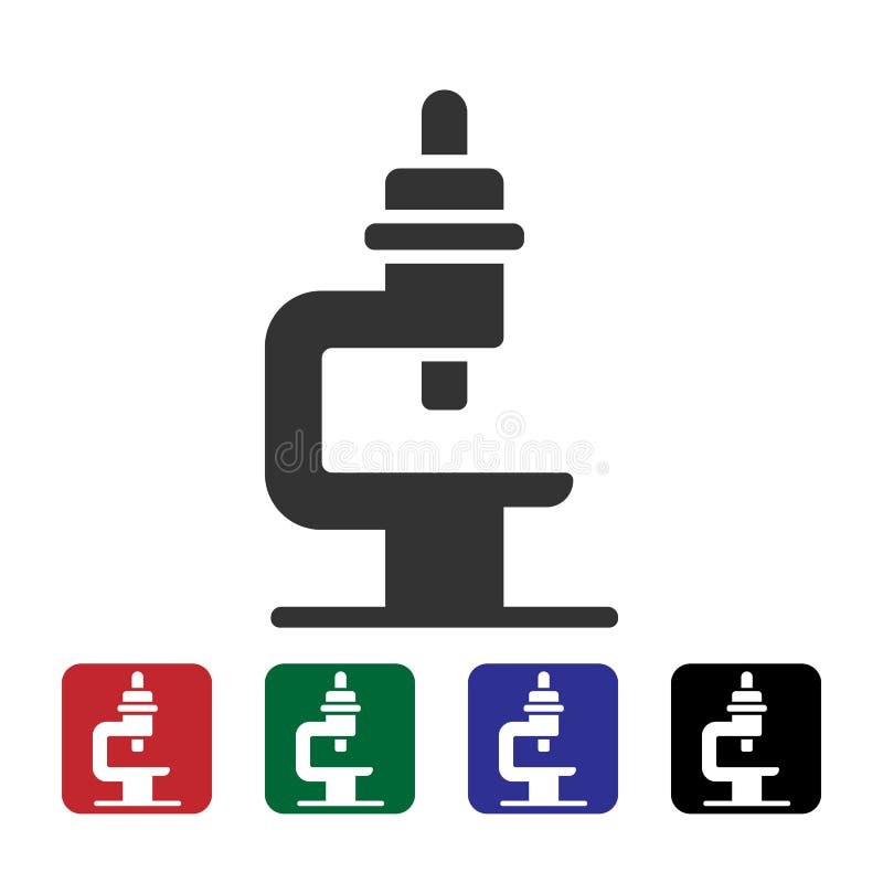 Microscope Vector Icon. Simple Element Illustration from Biotechnology ... Microscope Vector Icon. Simple Element Illustration from Biotechnology ...