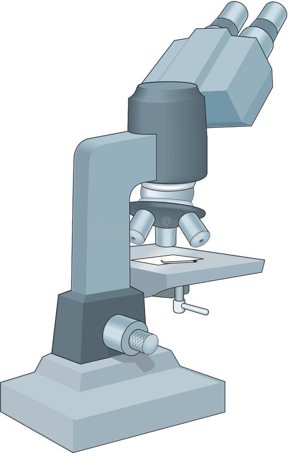 Microscope Vector Illustration Stock Vector - Illustration of vector ...